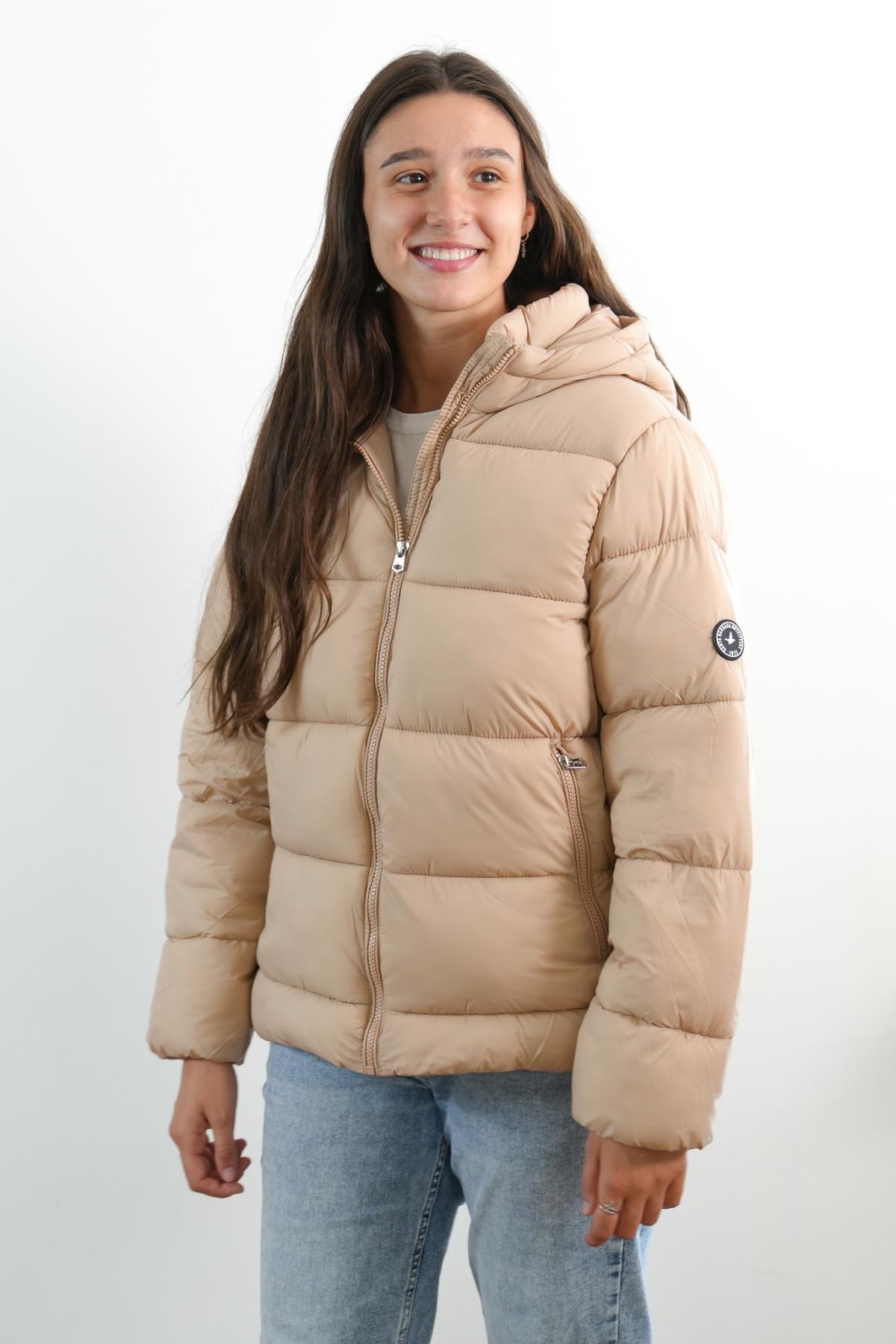 Santa Barbara Outfitters - CAMPERA PUFFER CON CAPUCHA MUJER
