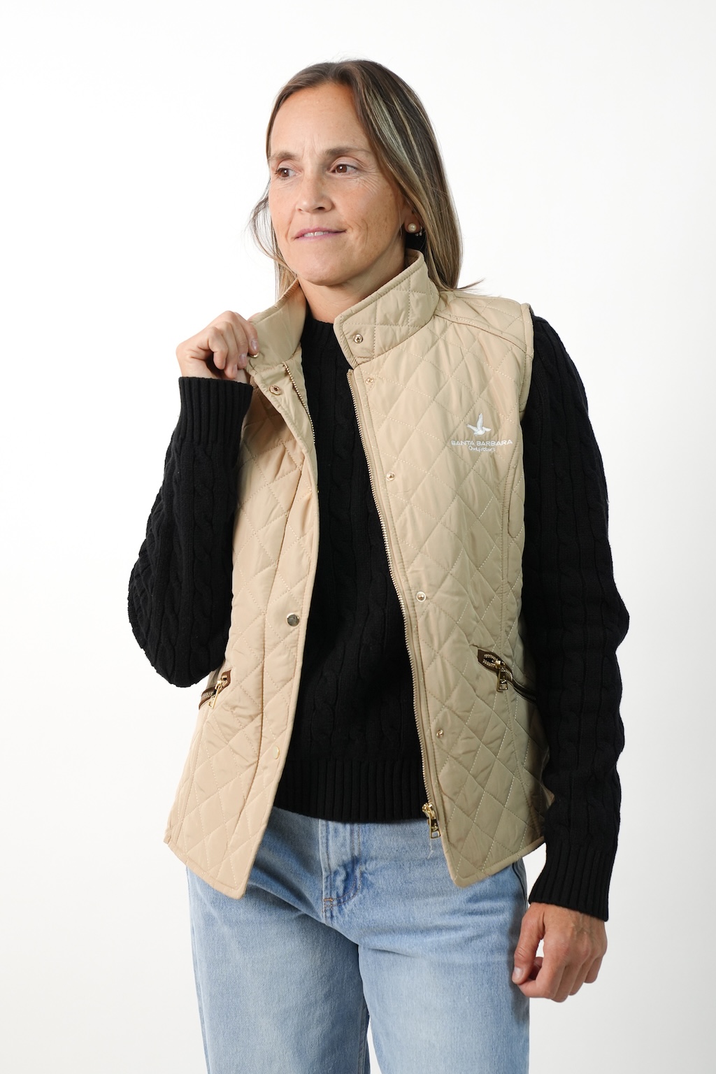Santa Barbara Outfitters - CHALECO CAPITONEADO ROMBOS MUJER