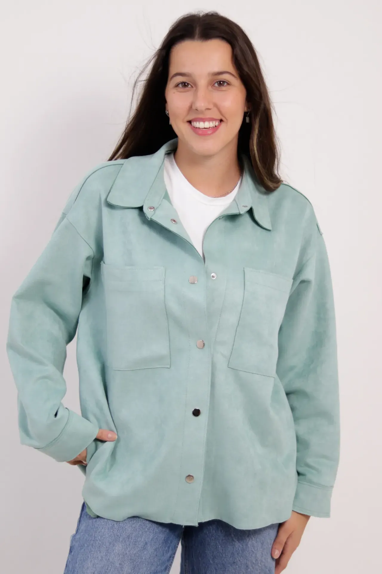 Santa Barbara Outfitters - SOBRE CAMISA DE GAMUZA DE MUJER